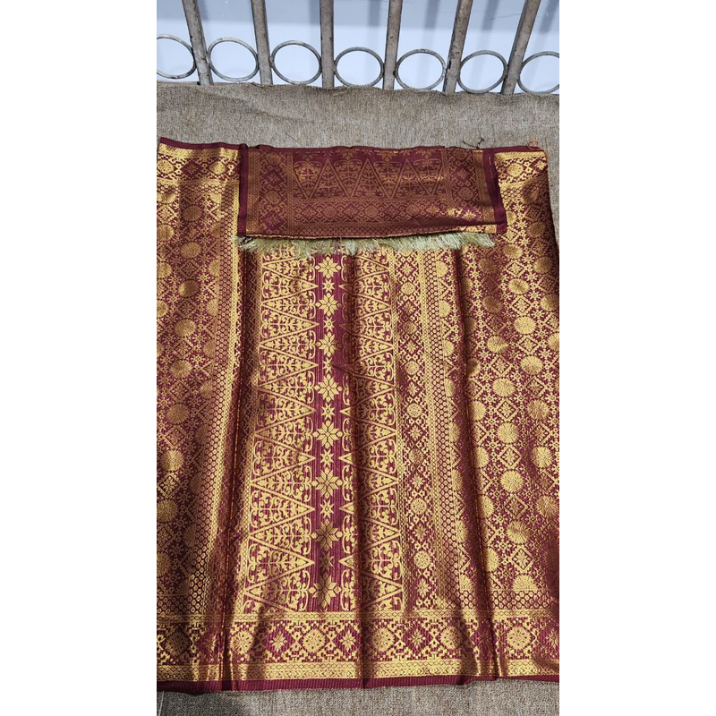 Songket cloth + shawl / padang songket / West Sumatra songket | Shopee ...