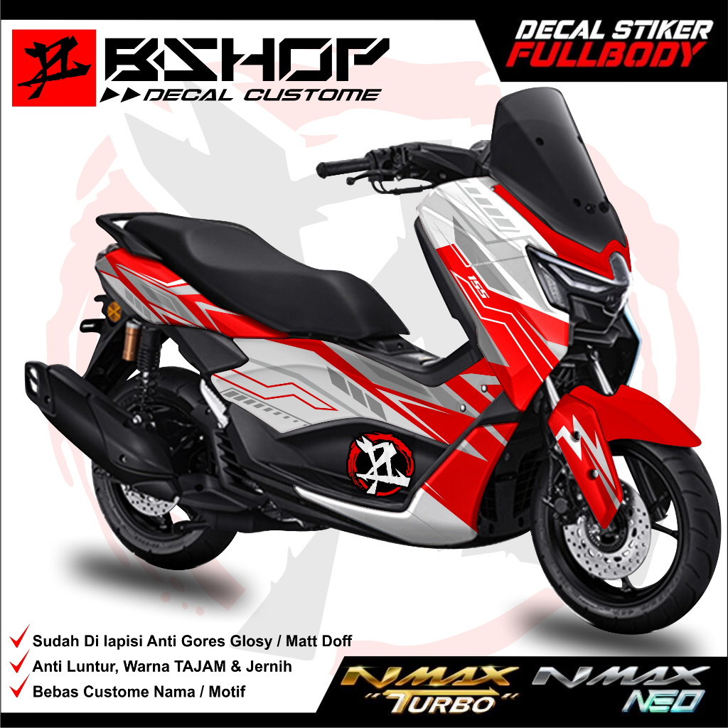 New Nmax Turbo Neo S Decal, Graphic Variations in Color Variants ...