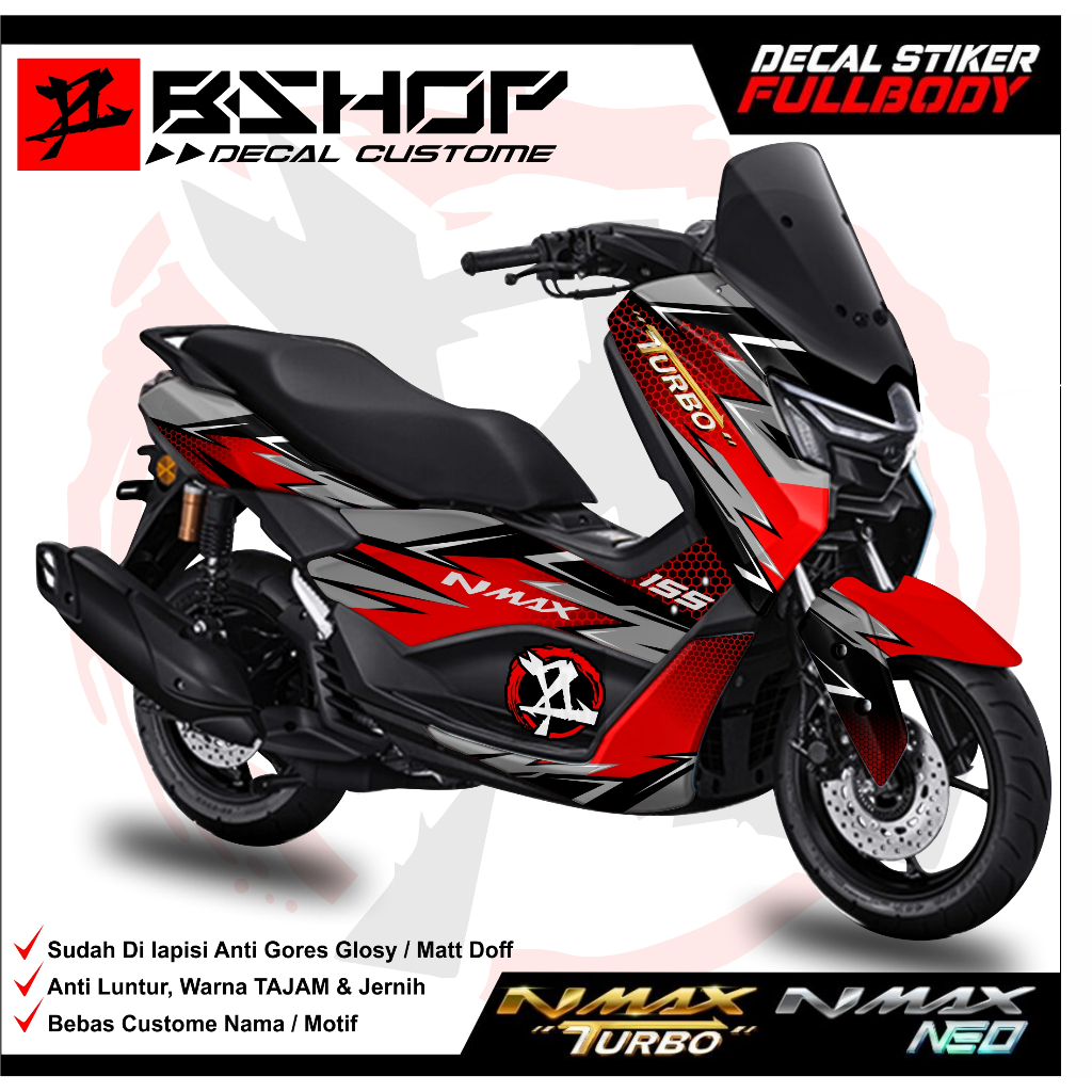 New Nmax Turbo Neo S Decal Turbo Graphic Variations in Color Variants ...