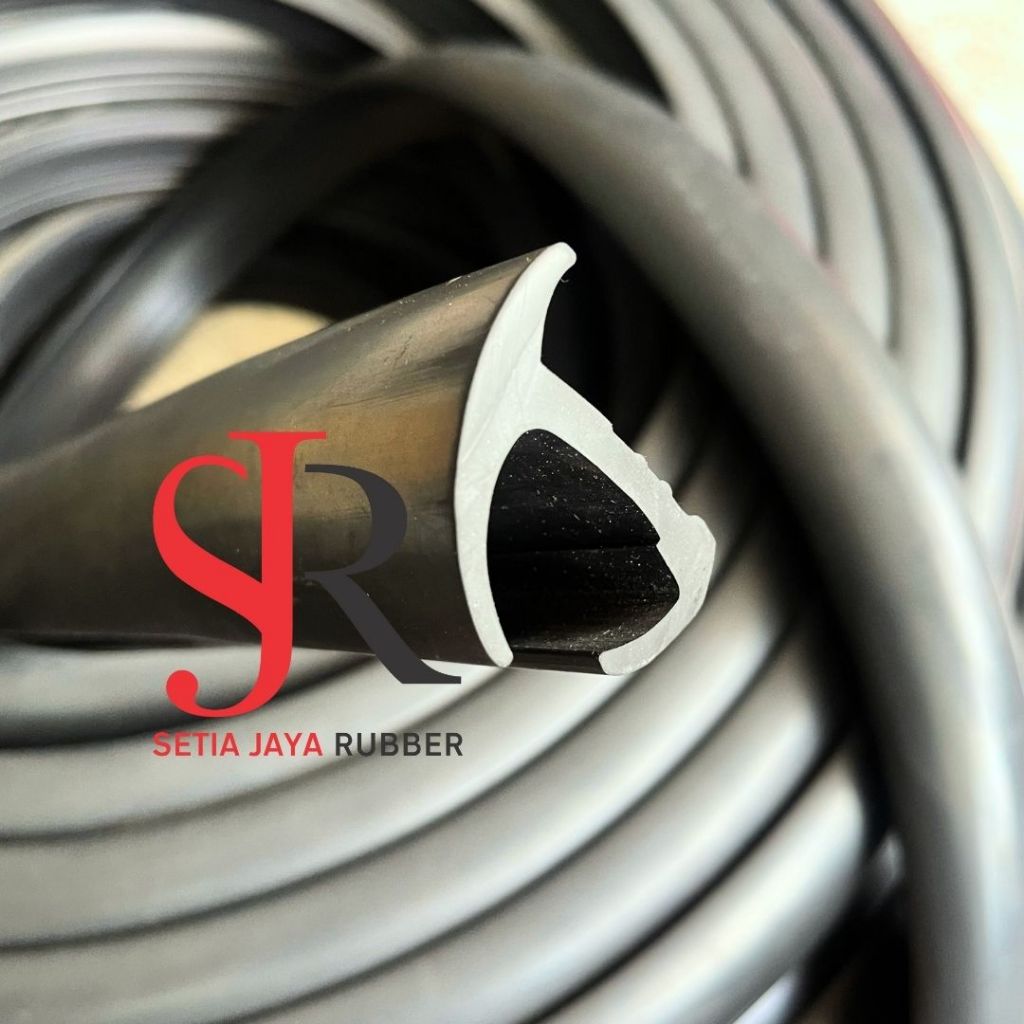 HITAM Rubber List Door Box Container Box/Container Black Meter | Shopee ...