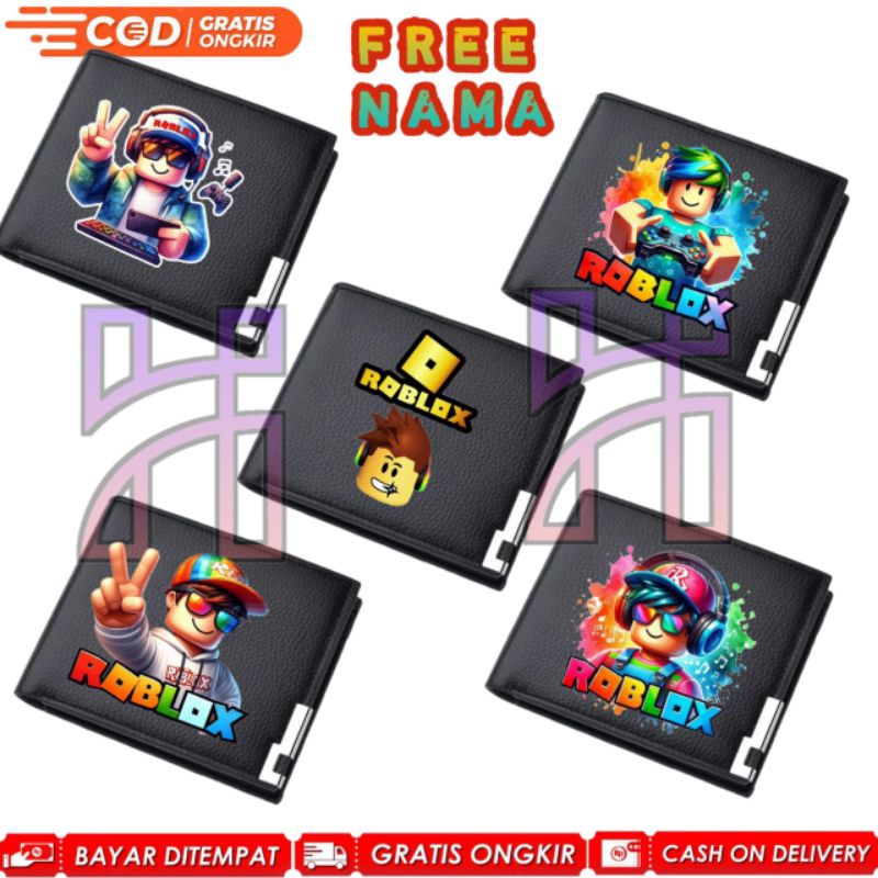 Roblox Image Wallet Wallet Roblox Logo Folding Wallet Free Name ...