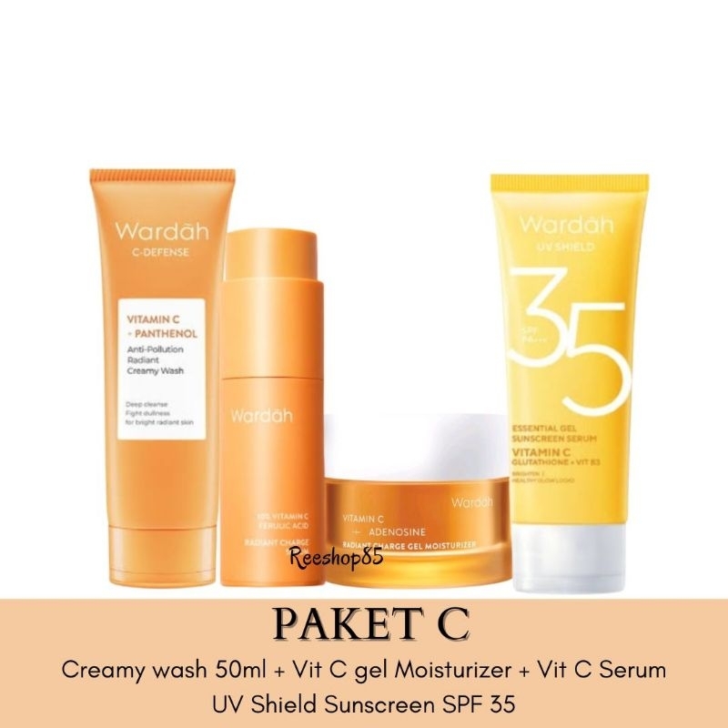 Radiant Charge Vitamin C PackageWARDAH | Wardah Skincare 1 Complete Set ...