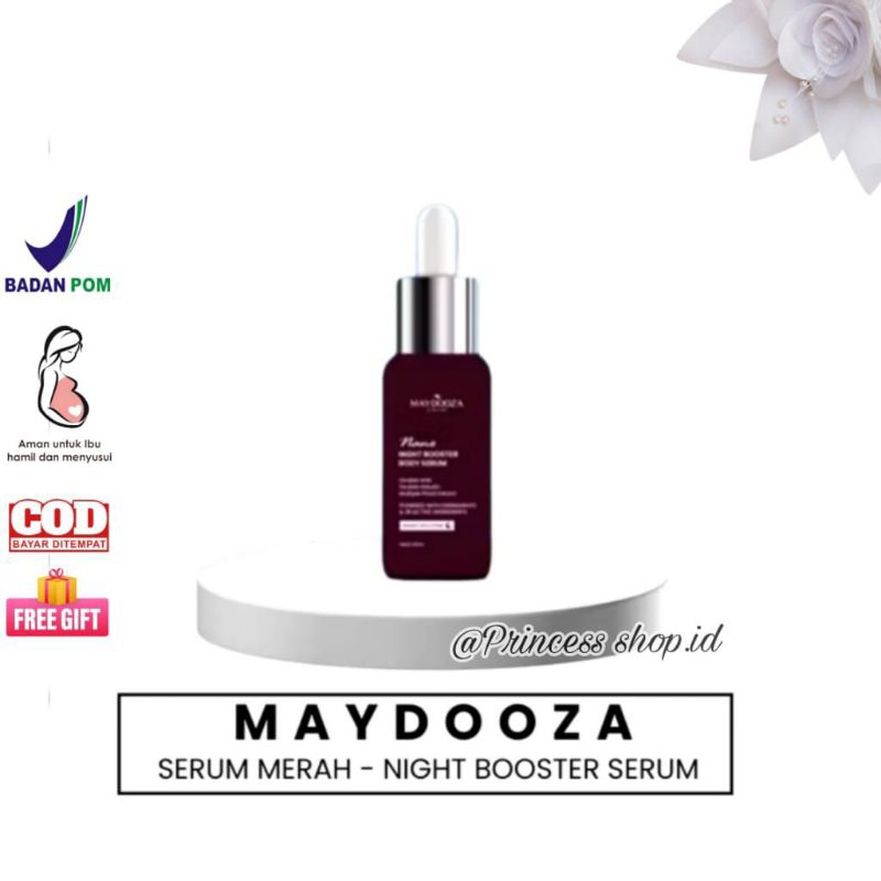 MERAH Maydooza SERUM Red NANO NIGHT BOOSTER BODY SERUM 30ML | Shopee ...