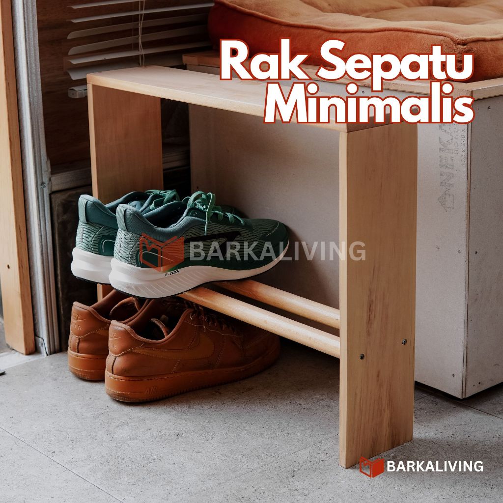 KAYU Wooden Shoe Rack Wooden Shoe Rack Minimalist Multifunctional ...