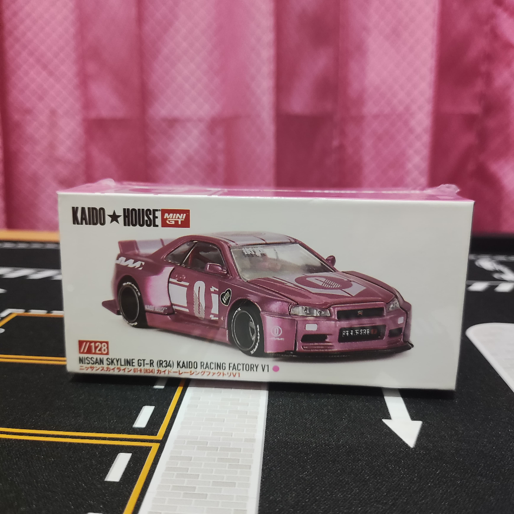 Mini GT x KAIDO HOUSE NISSAN SKYLINE GT-R R34 KAIDO RACING FACTORY V1 ...
