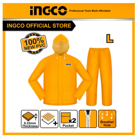 Raincoat Rain Coat Raincoat INGCO Pants MODEL HRCTSKT031 | Shopee Malaysia