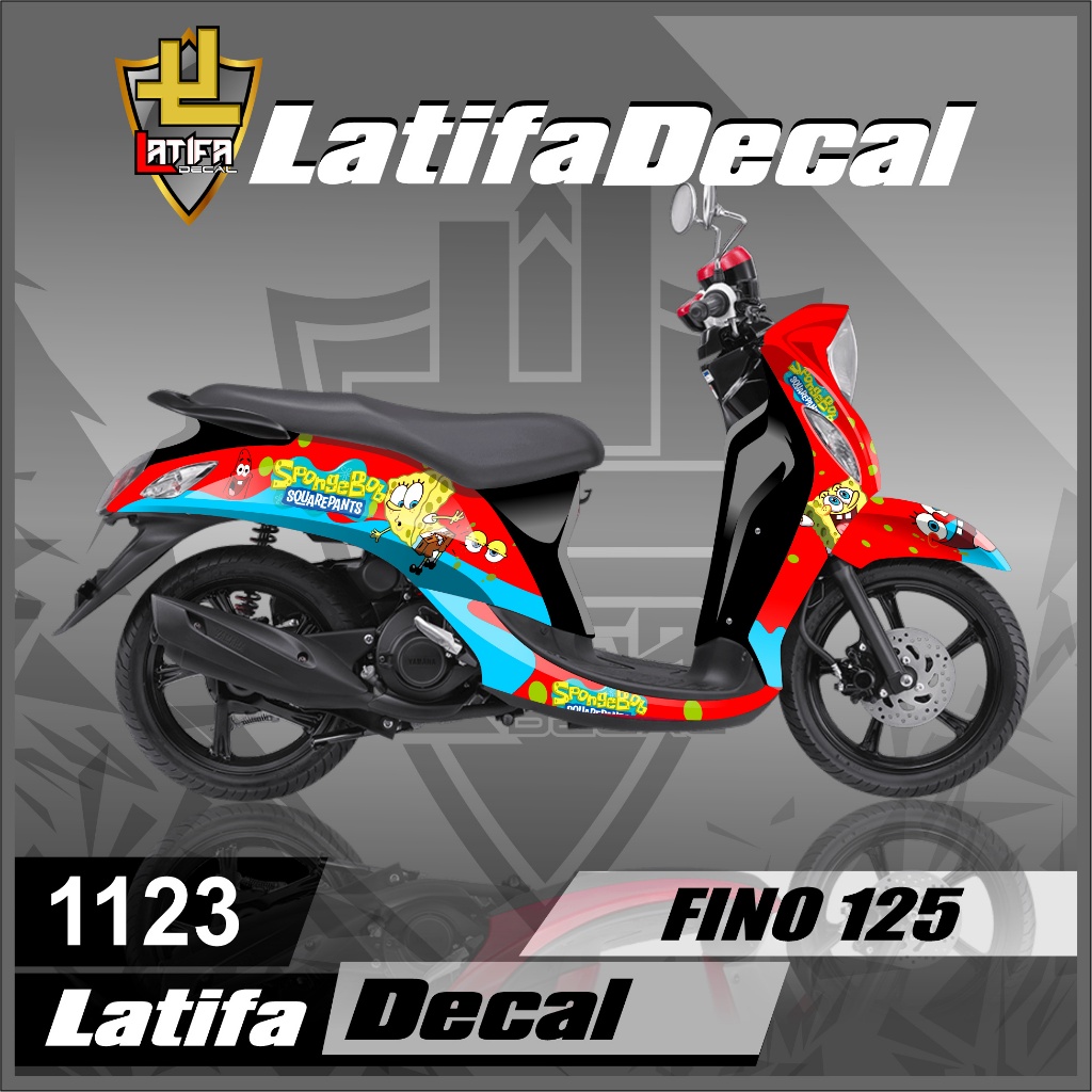 Fino 125 Full Body Decal Sticker - Fino 125 Full Body Decal with ...