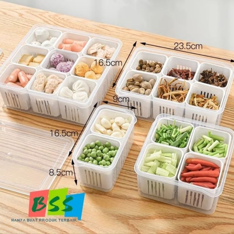 Multi-purpose divider box/Accessories box/Refrigerator box/Filter box ...