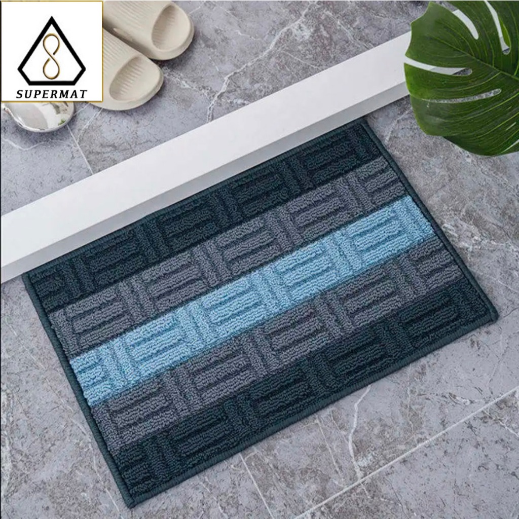 Supermat - Anti Slip Stripe Pattern Mat Stripe Material [Uk 40 x 60cm ...