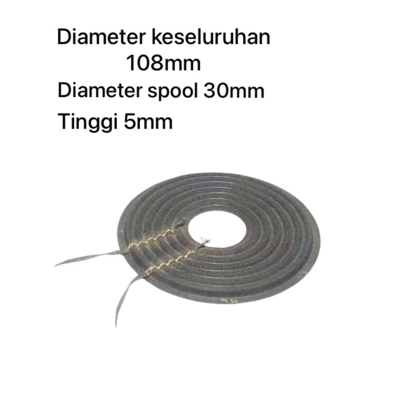 Speaker Membrane Dumper 8 inch - 12 inch Spool Hole 30mm Diameter 108mm ...
