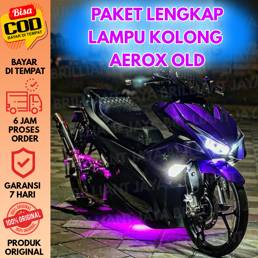 COMPLETE PACKAGE OF AEROX OLD FI LED UNDER LIGHTS NEW BONUS HOLOGRAM ...