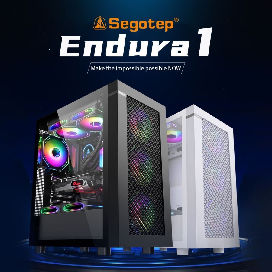 Segotep ENDURA 1 E-ATX Premium Non Fan Gaming PC Case | Shopee Malaysia
