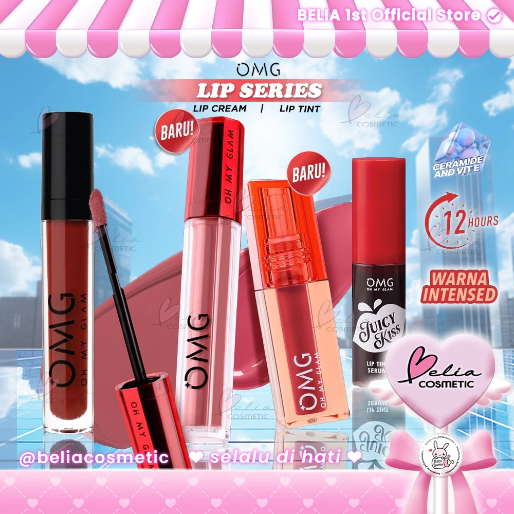 BELIA OMG OH MY GLAM Lip Series | Mattelast Lip Cream 2.9 g | Lip Tint ...
