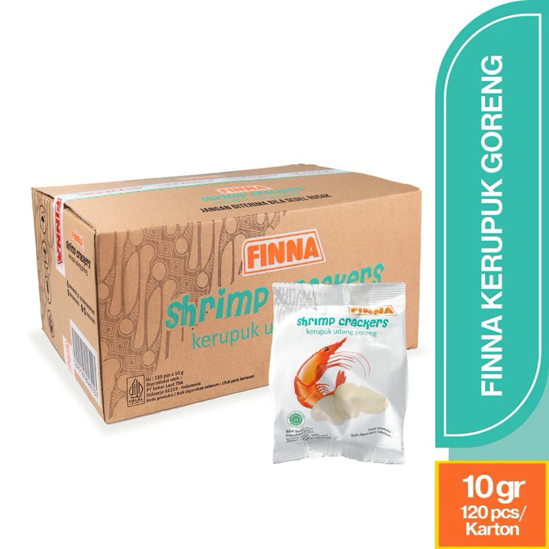 Finna Shrimp Crackers Fried Shrimp Crackers 10gr | 10 gr Sachet ...