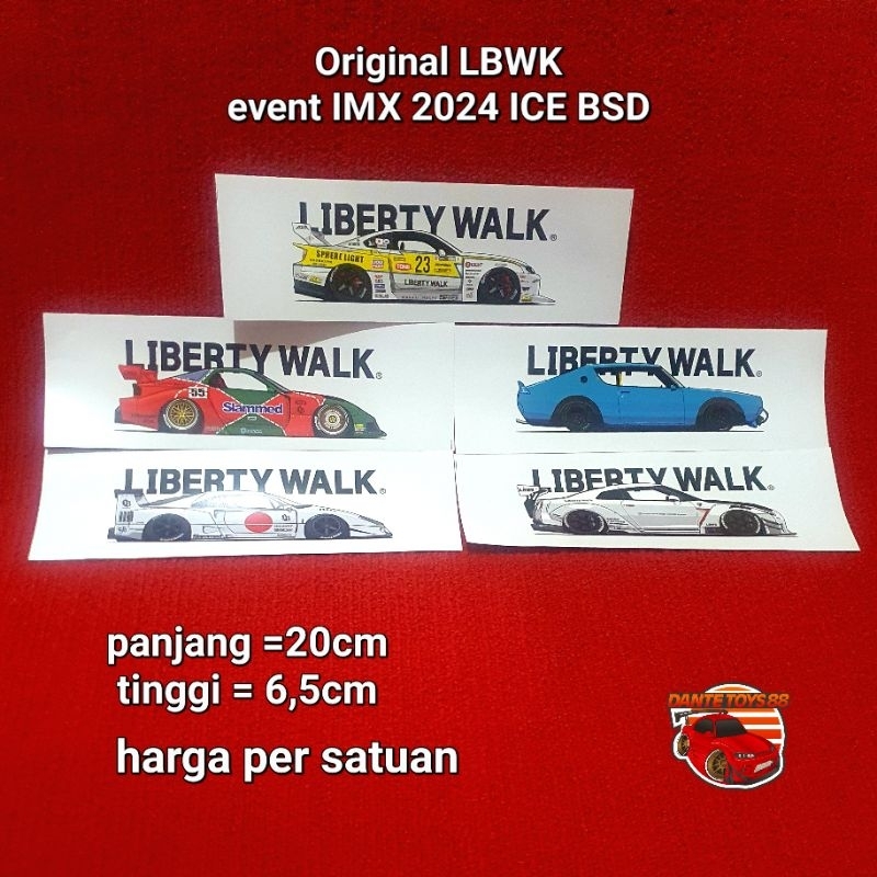 Original LBWK Sticker from the IMX Indonesia Modification Expo 2024 ...