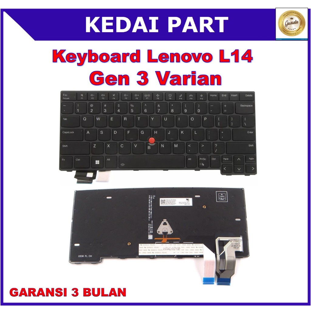 Lenovo Thinkpad L14 Gen3 P14s Gen3 Gen 3 21C1 21C2 Keyboard Pointer Backlight Backlite | Shopee ...