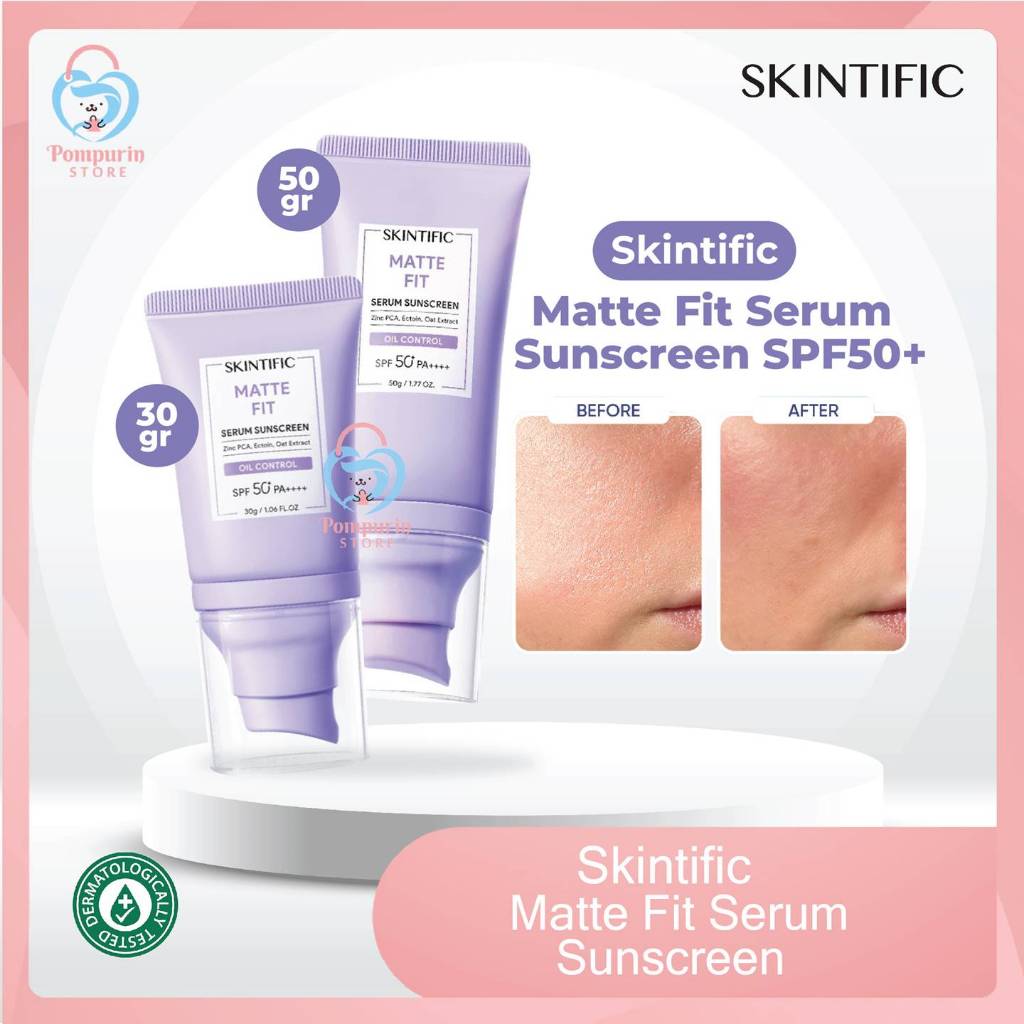Skintific Matte Fit Serum Sunscreen SPF50+ PA++++ - Sunblock Sun ...