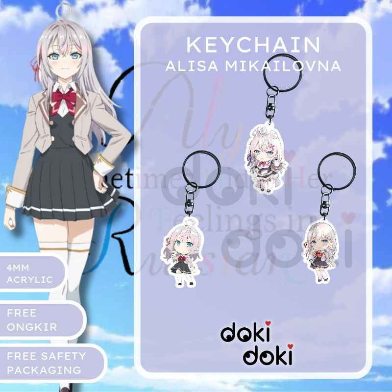 GANTUNGAN Keychain ANIME ALYA ALISA MIKHAILOVNA TOIDOKI BOSOTTO ...