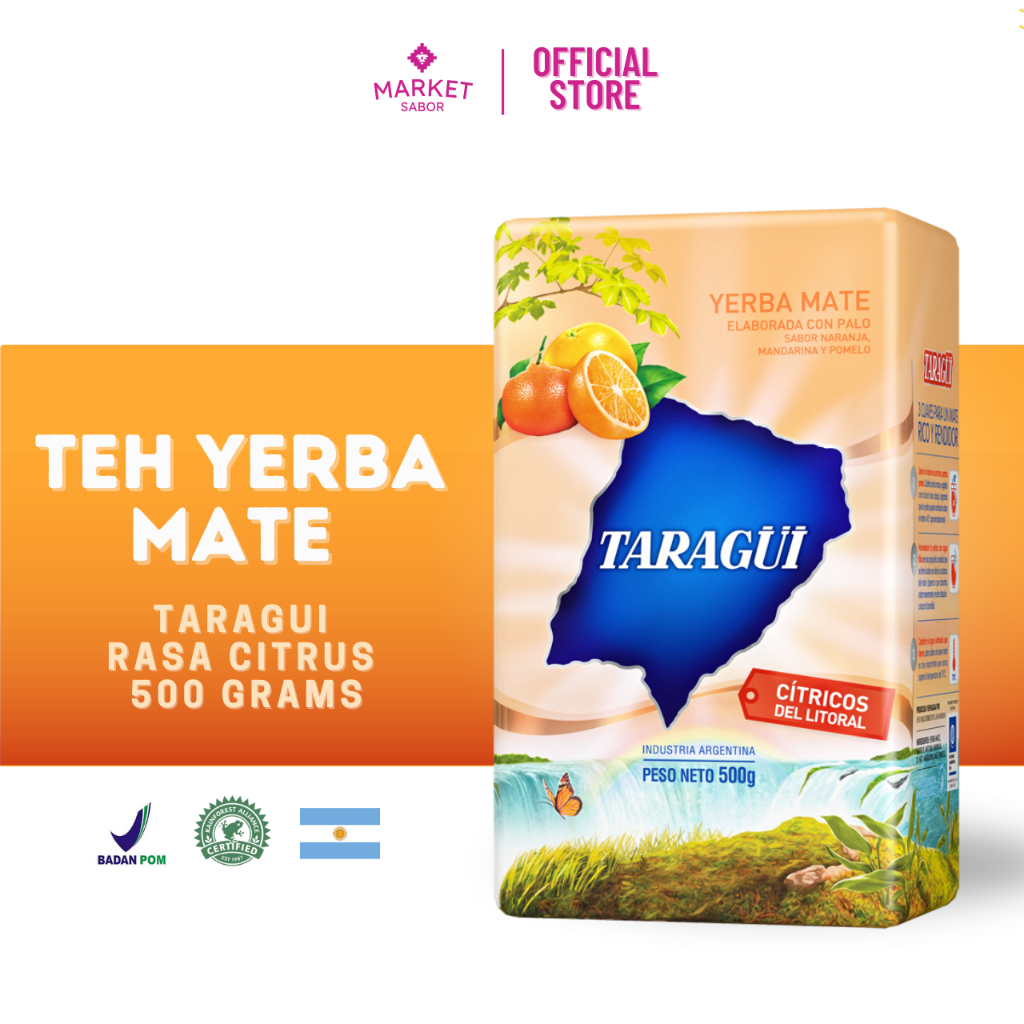 Taragui Yerba Mate Citrus with stems 500g | Yerba Mate Botanical Tea ...