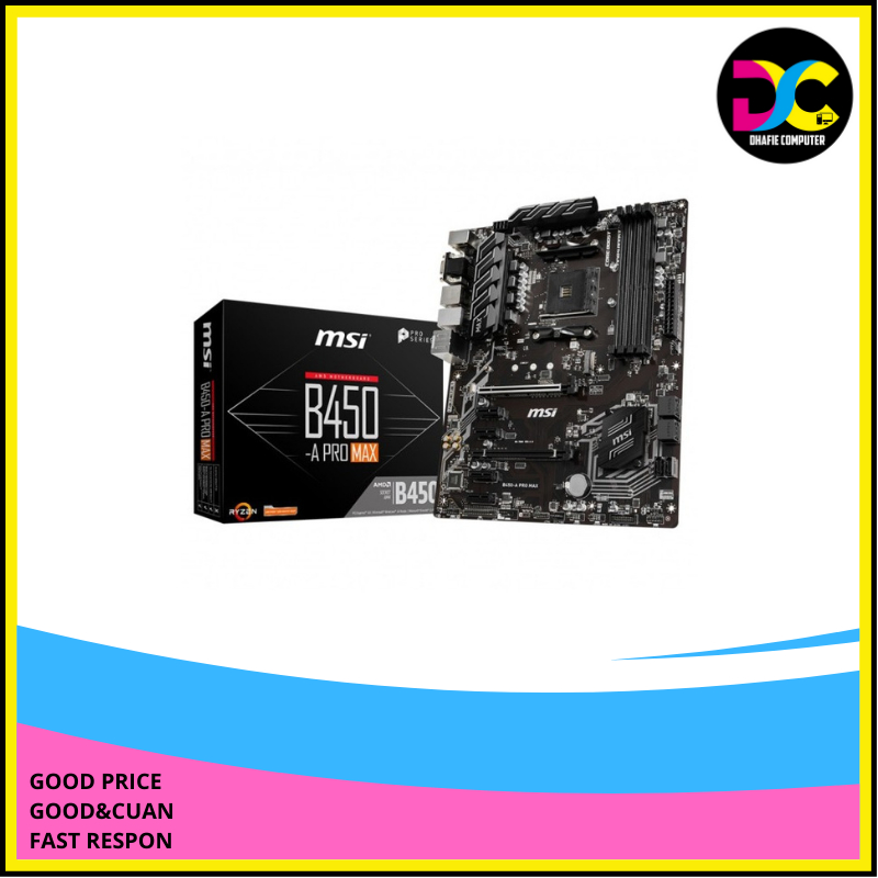 Msi B450-A PRO MAX AND ATHLON 3000G AM4 DDR4 / B450 A PRO MAX | Shopee ...