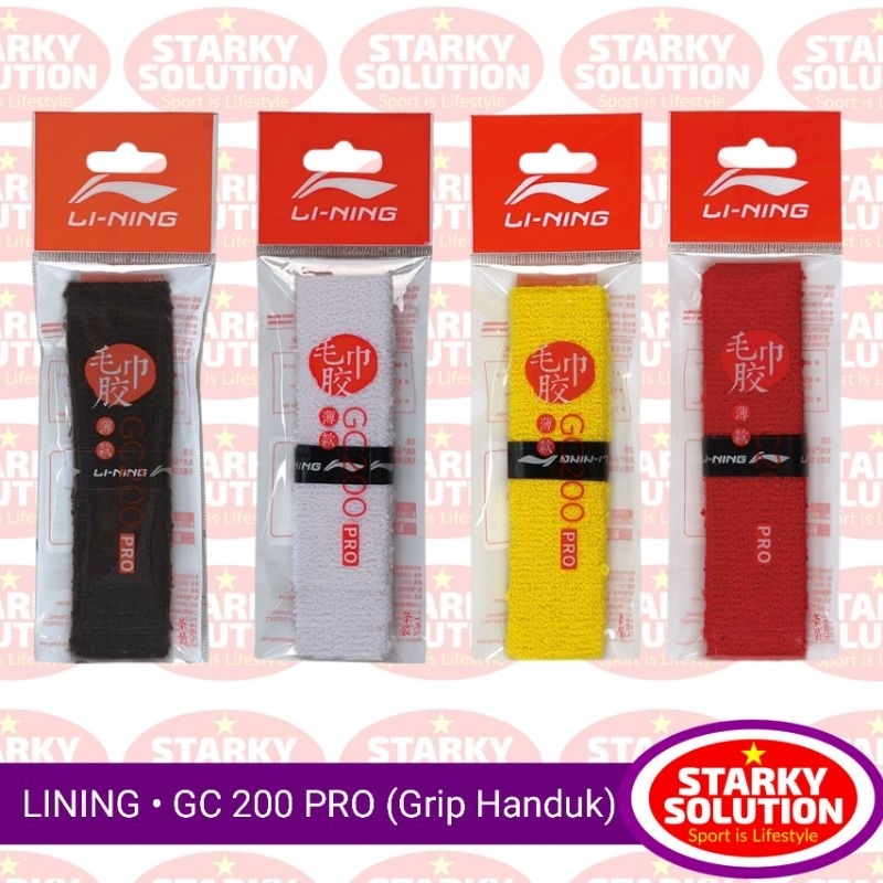 Towel Grip LINING GC200 PRO Thin Towel Grip Badminton Racket GC 200 PRO ...