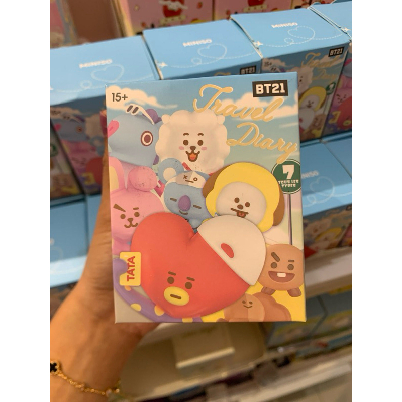 Blind Box BT21 Travel Diary Series Surprise Box Miniso X BT21 | Shopee ...