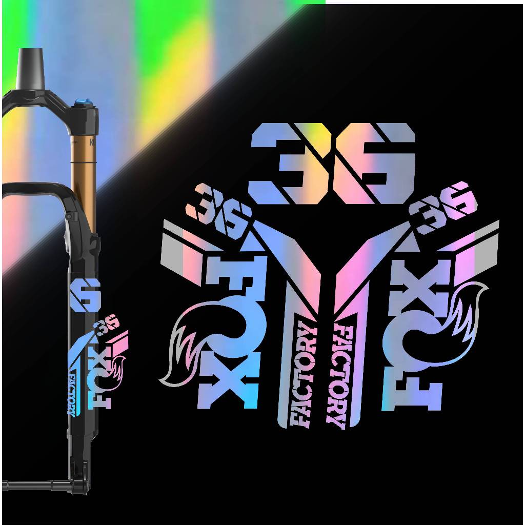 Decals Sticker Cutting Fork Fox 36 Bike Kit, MTB Fox Bike Cutting ...