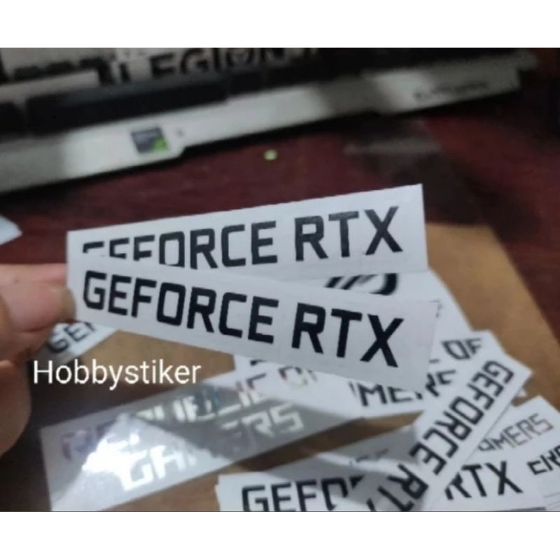Geforce rtx sticker for pc laptop gaming list | Shopee Malaysia