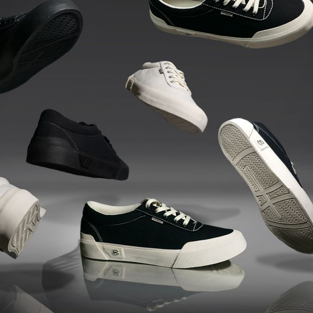 - Patrobas Basic Low Black White Shoes, Off White & All Black Original Made In Indonesia ...