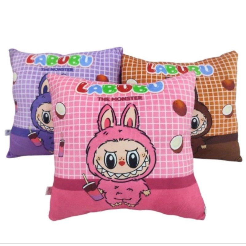 Labubu Unofficial The Monsters Macaroon Character Sleeping Pillow Super ...