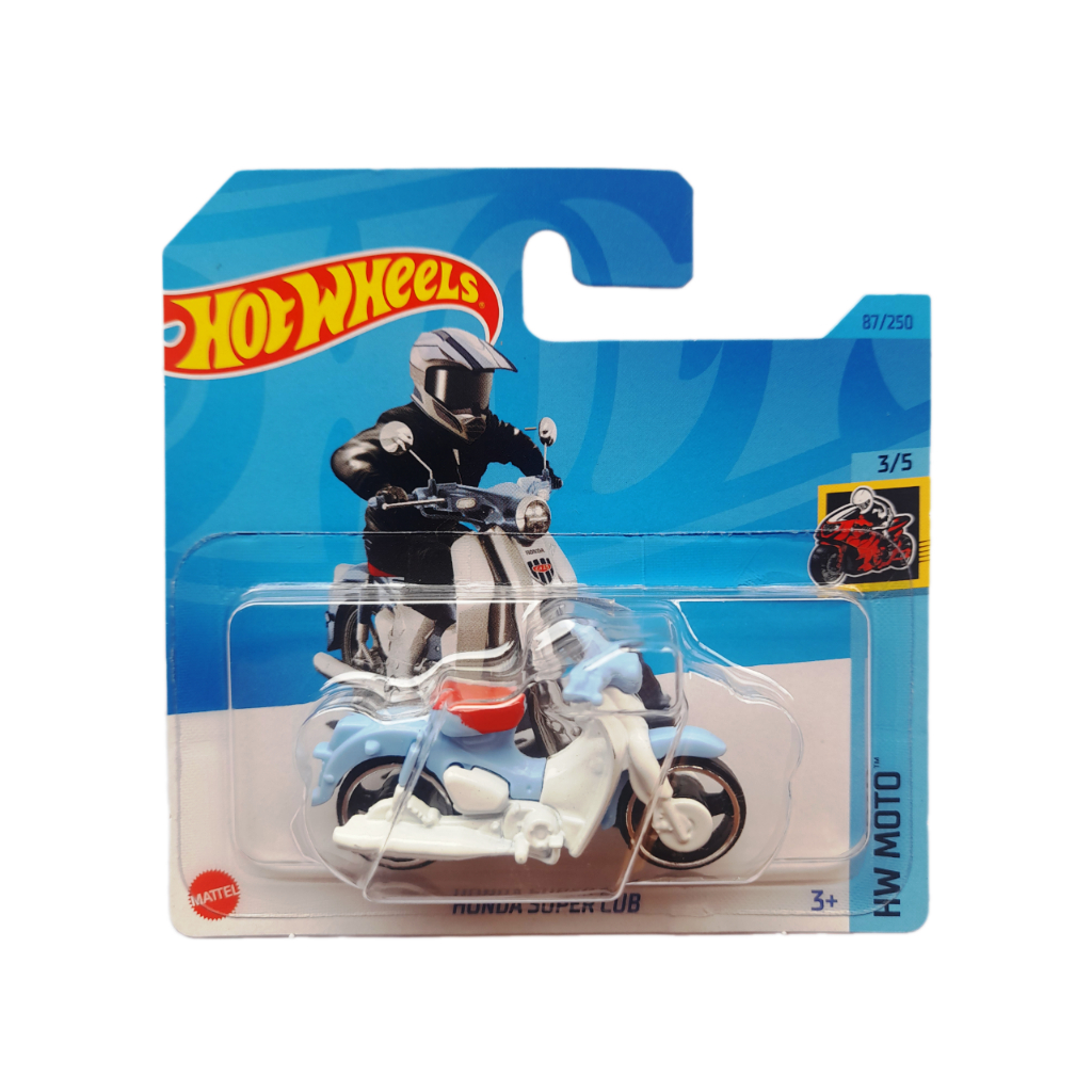 Hot Wheels Honda Super Cub Blue Short Card | Shopee Malaysia