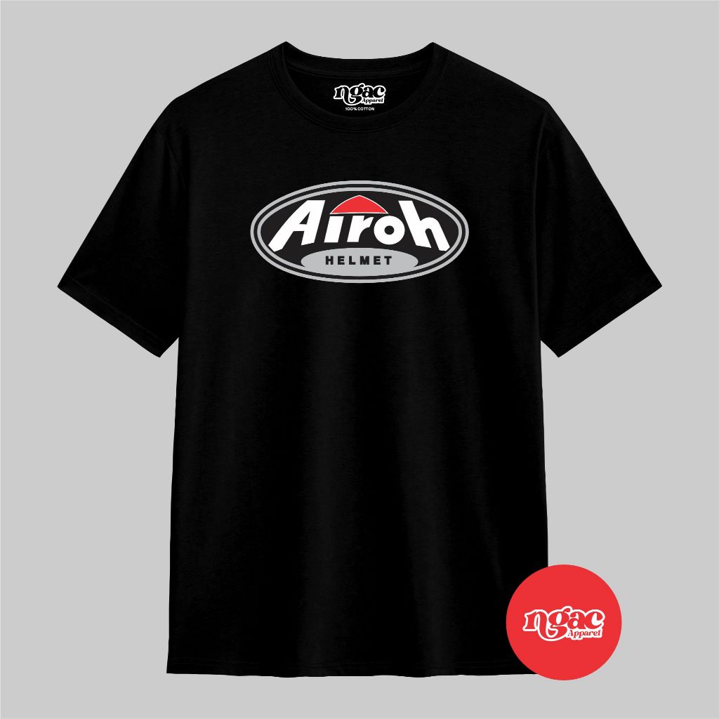 Airoh Logo T-Shirt Distro Shirt | Shopee Malaysia