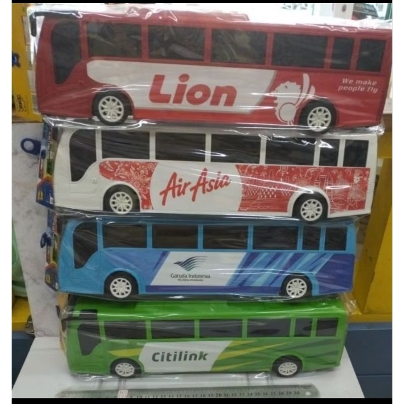 Rkc02041-5 - Transjakarta Car Toy Lion Air bus / City bus link / Garuda ...