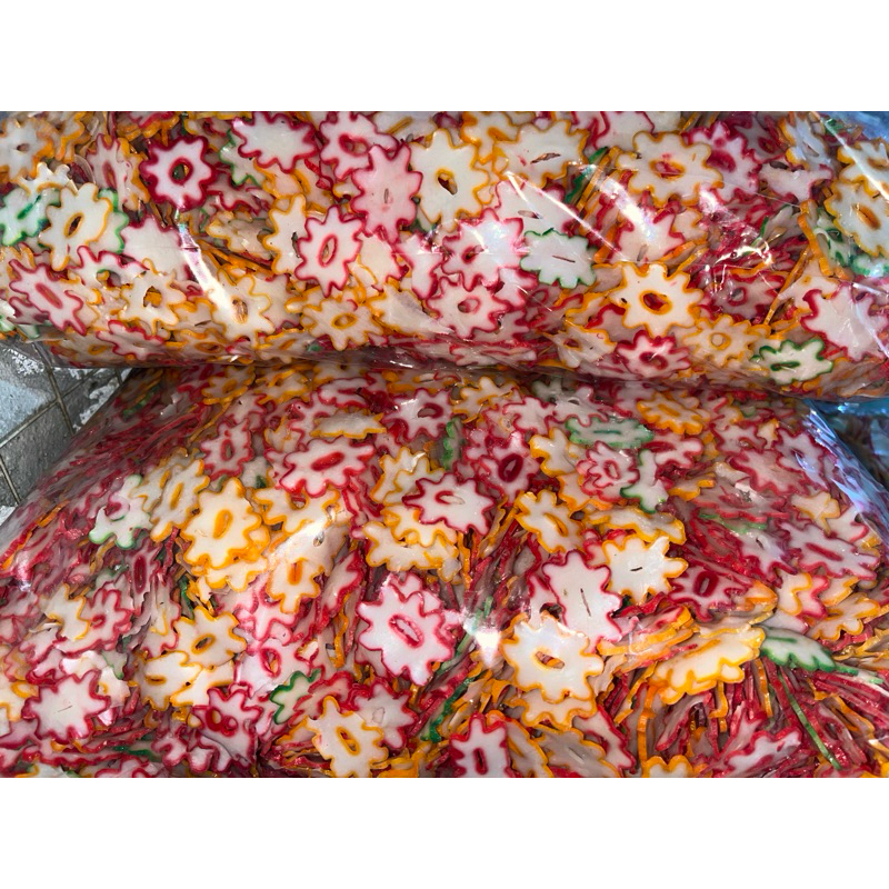Colored Star Cracker Crackers, Raw Savory, 5 kg (bal) | Shopee Malaysia