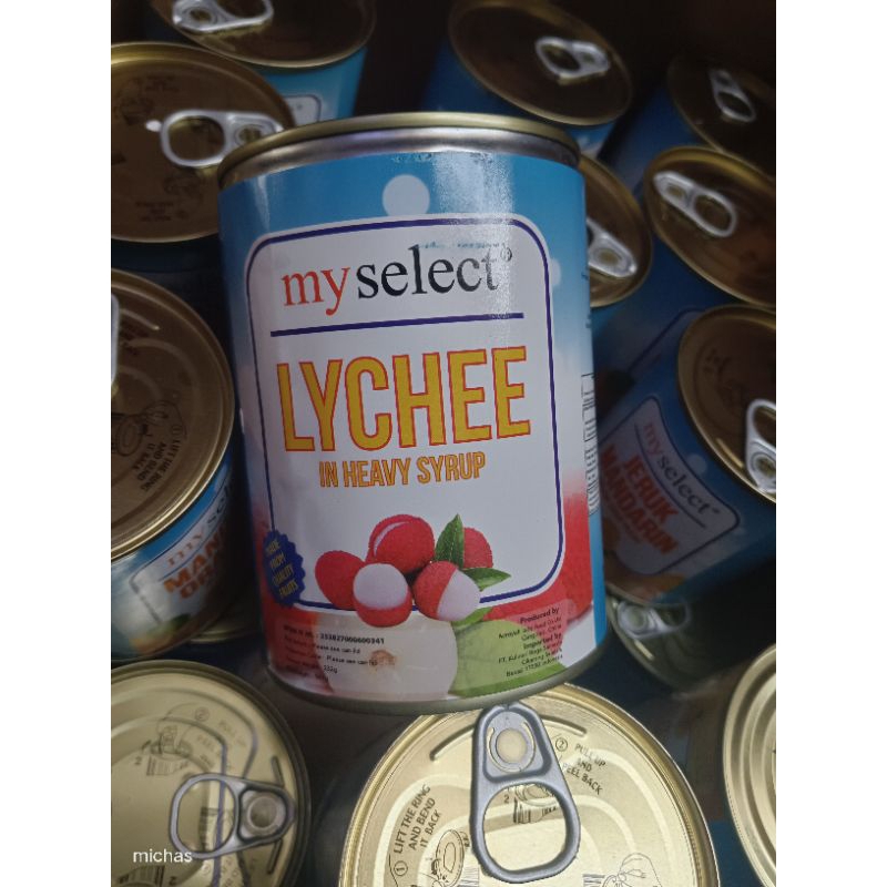 My SELECT LYCHEE SYRUP/Canned LYCHEE/Canned LYCHEE | Shopee Malaysia