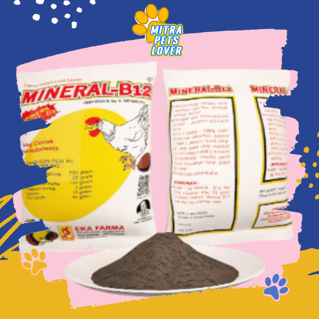 Mineral B12 Laying Chicken 1kg EKA FARMA - Vitamin Increases Egg ...