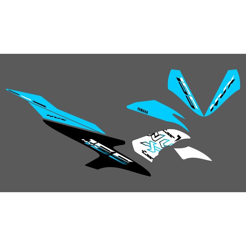 Aerox Old Nvx 155 Transparent Striping Custom Latest 2024 Design ...