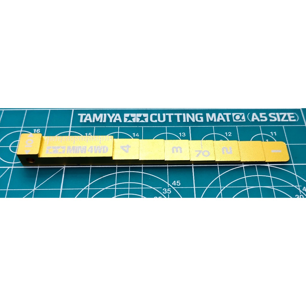 Tamiya 95457 Mini 4WD Setting Gauge (Gold) | Shopee Malaysia