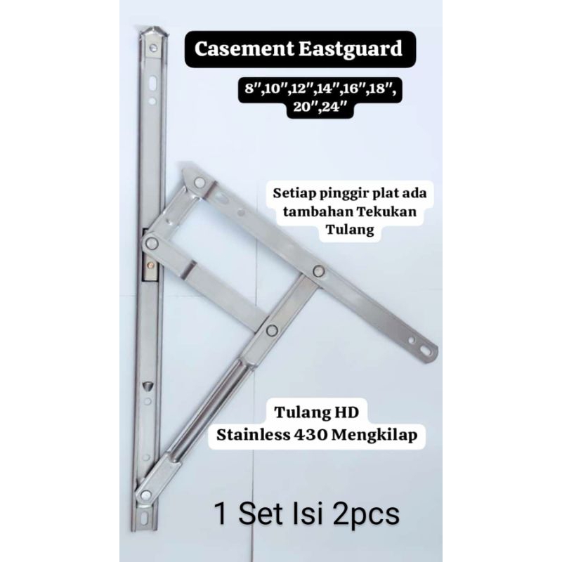 Casement hinge 20" inch - window hinge - 20 inch case hinge - Casement ...