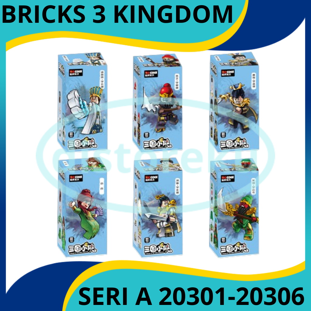DECOOL BRICK DE COOL BRICKS THREE KINGDOM SAMKOK 3 RAJA ZHUG LIANG ZHANG FEI CAO CAO XIAO QIAO ...