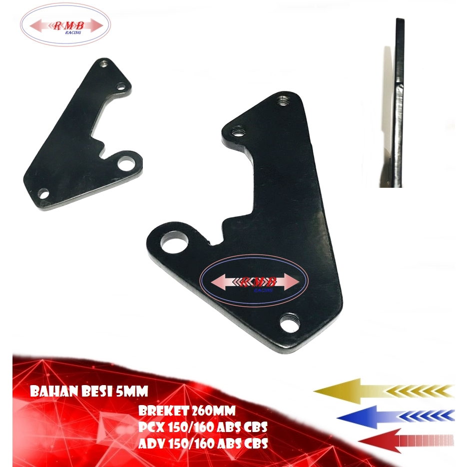 260mm disc bracket HONDA ADV 150 160 PCX 150 160 CBS ABS disc bracket ...