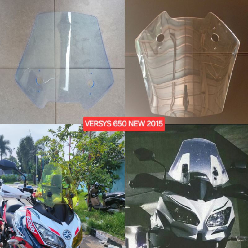 WINDSHIELD VERSYS VISOR VERSYS 650 NEW VISOR NEW VERSYS THICK 4MILI ...