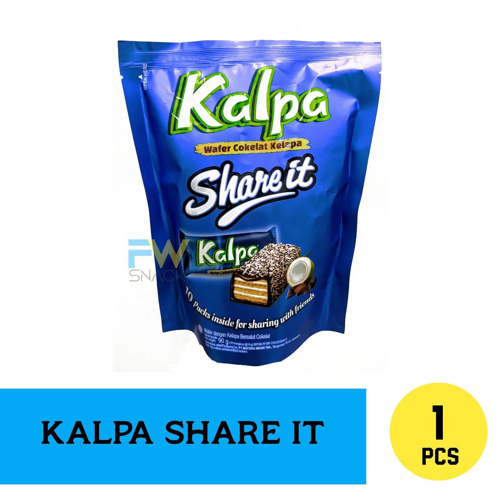 Kalpa Chocolate Coconut Wafers Share it 90g contains 10 pcs | Shopee ...
