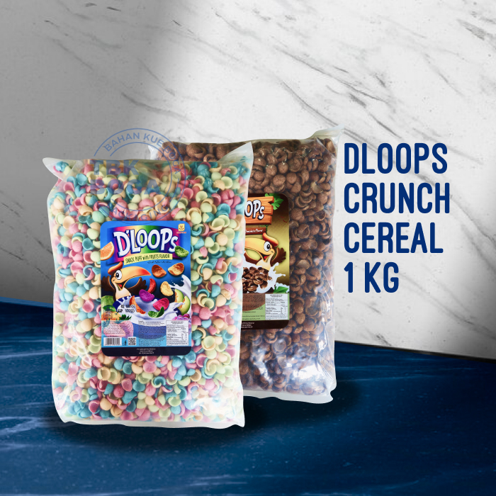 Cereal Dloops (Fruits, Chocolate/500Gr, 1kg) Repack Corn Puff Coco Koko ...
