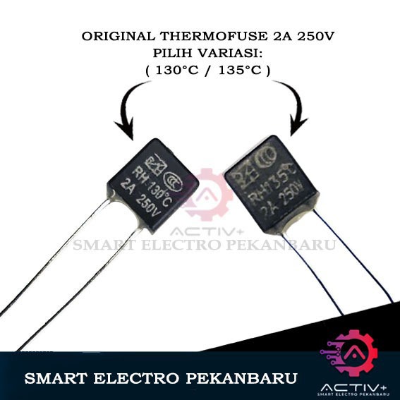 Original THERMOFUSE 2A 250V (SELECT VARIATION: 130 C / 135 C) FUSE ...