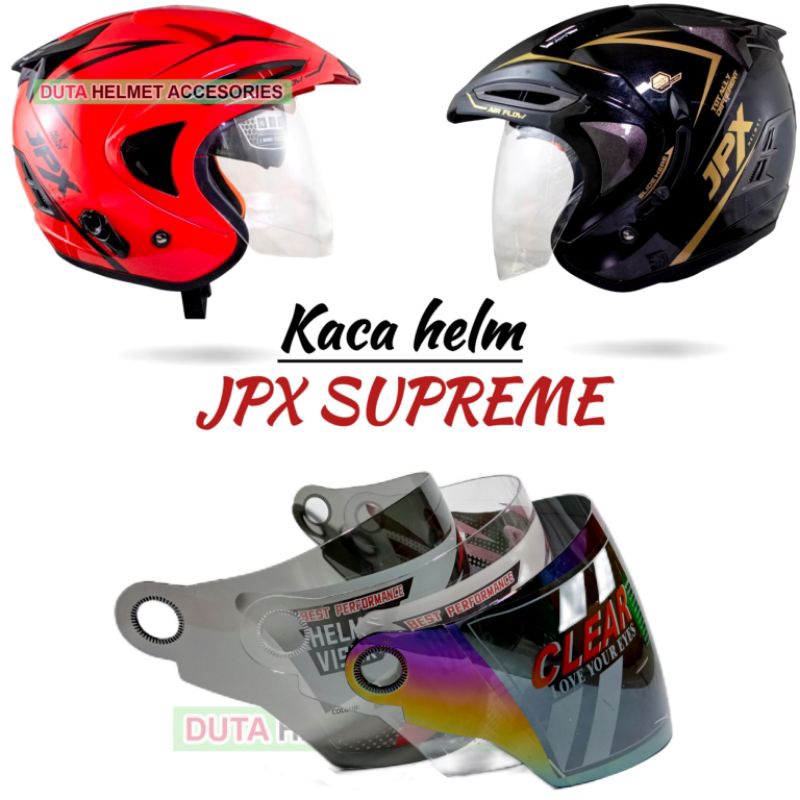 HITAM Jpx SUPREME visor helmet jpx suprem clear black rainbow helmet visor | Shopee Malaysia