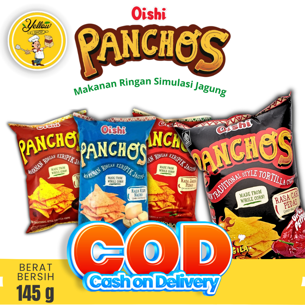 PANCHOS OISHI 145GR / PANCHOS CHIPS / PANCHOS SNACK | Shopee Malaysia