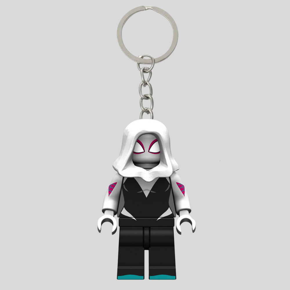 GANTUNGAN Spider Gwen LEGO Keychain | Lego Spidergwen Keychain | Marvel ...