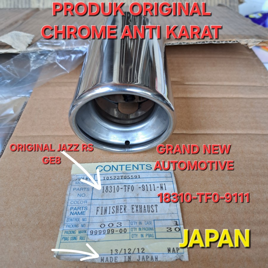 Avanza XENIA EXHAUST BUNT 2021-2024 ORIGINAL HONDA JAPAN | Shopee Malaysia