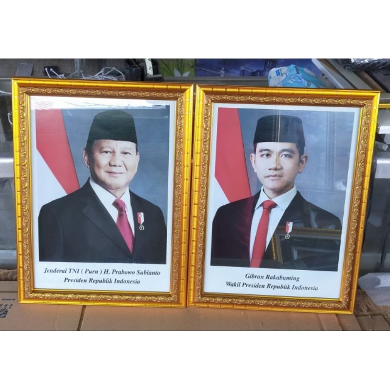 President & Vice President Photo Frame size 25x35cm (2 Pcs) | Shopee ...